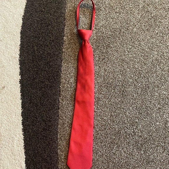 Accessories | Red Zipper Tie | Poshmark